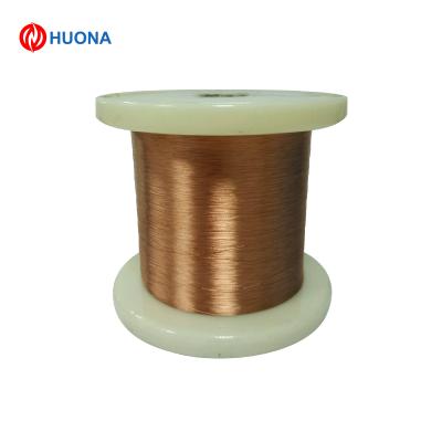 China CuNi40 Constantan Enameled Wire 0.1mm Polyimide 220 Temper for sale