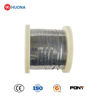 China HAI-NICr 80 Flat Wire Nichrome Alloy Flat Wire With Good Resistance Support Customization for sale