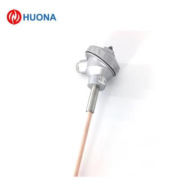 China 1600°C Heat Resistant Type S Thermocouple Probe 95% Alumina Ceramic Sheath for sale