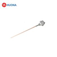 China Type B Thermocouple Probe with 99% Alumina Ceramic Sheath 1800°C Rating for sale