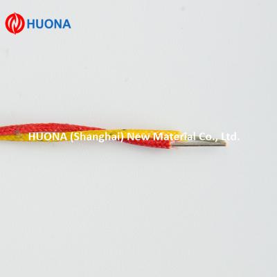 China Stable Performance Type K Thermocouple Wire Solid 20AWG/21SWG Fiberglass Insulation Rated at 800℃ for Industrial Automation for sale