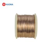 China Alloy 90 CuNi10 Resistance Wire 0.20mm with Low Resistivity Stable Positive TCR and Excellent Formability for sale