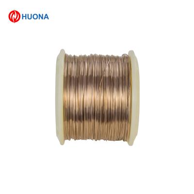 China Alloy 90 CuNi10 Resistance Wire 0.20mm with Low Resistivity Stable Positive TCR and Excellent Formability for sale