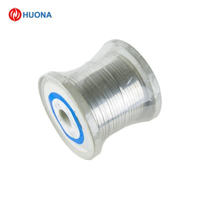 China Fecral Flat Wire 0.127x4mm Heating Flat Wire 0Cr25AI5 For Heating Equipment High Resistivity for sale