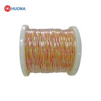 China 2 Core Parallel Glass Fiber Braided Type K Thermocouple Wire 28AWG Ultra Fine Heat Resistant Cable for sale