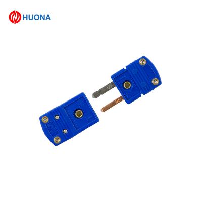 China Miniature Type T Thermocouple Plug with Copper-Constantan for Cryogenic Range and Medical Grade Applications for sale