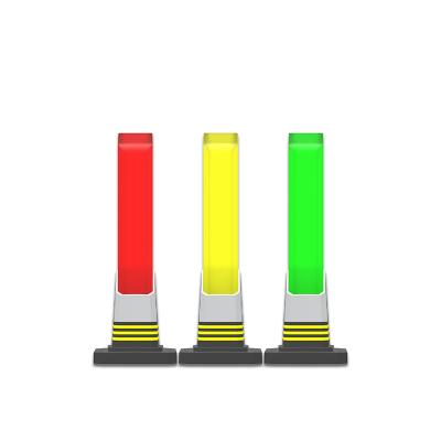 China Screw Acrylic Body Machine Tower Lamp Aluminum Base Machine Warning Lights For CNC Machines for sale
