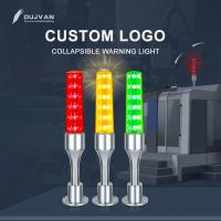 China Hidden Detachable Base LED Tower Lamp Flashing Warning Tower Light With Alarm Buzzer for sale