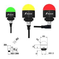 China DC24V LED Indicator Lamp with IP65 Protection and 3 Color RYG Signal Indicator Light for Industrial Use for sale
