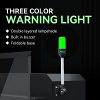 China Foldable Base LED Machine Tool Light with 400Lm Luminous Flux and >90dB Buzzer Signal Warning Tower Light for sale
