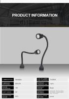 China High Brightness Flexible Arm Work Lights 24V Explosion Proof IP67 LED Gooseneck Lamp for sale