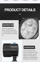 China OUJVAN F3 LED Machine Light with 360° Flexible Hose IP67 Waterproof and 50000H Lifespan for Industrial Machines for sale