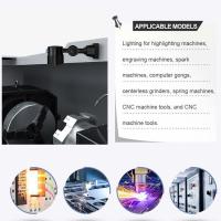 China Adjustable Gooseneck Work Lamp Portable Short Arm LED Machine Work Light for sale
