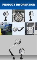 China Explosion Proof Gooseneck Work Lamp Waterproof LED Machine Work Light Long Arm 24V 110V 220V for sale