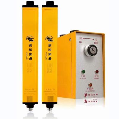 China 45mm Resolution Safety Light Barrier Sensor IP65 Wired Synchronized PNP NPN 10 Infrared Light Curtain for sale