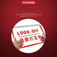 China 500x180mm Custom LED Name Plate 24V 220V 60mA Energy Efficient Acrylic Lampshade for sale