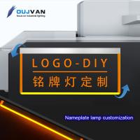 China Customized Acrylic LED Name Plate High Transparent PC Lampshade 3 Color for sale