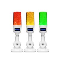 China ABS Material Tower Indicator Light DC 24V RYG With Built-In Buzzer Long Lifespan Hours 70000 for sale