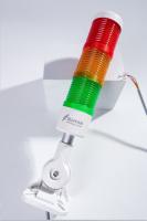 China 360° Beam Angle RYG Signal Tower Lamp With Buzzer Three Layers Equipment Indicator Lights for sale