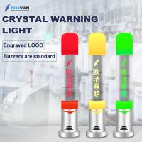 China OUJVAN-Q8 Foldable LED Warning Signal Light DC24V PNP NPN IP54 95dB Buzzer Custom Logo For CNC SMT Automation Mining Equipment for sale