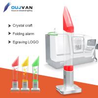 China Folding Base Crystal LED Alarm Indicator Light 24V 220V 0.6kg IP50 For Safety Warning for sale