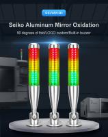 China DC 24V Input LED Tower Lamp Foldable Machine Stack Light With Built In Buzzer 80lm/W Efficiency for sale