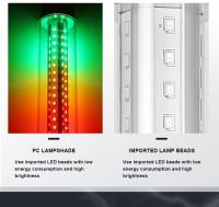 China DC 24V Input LED Tower Lamp Foldable Machine Stack Light With Built In Buzzer 80lm/W Efficiency for sale