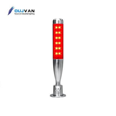 China 70 / Min Shiny Signal Tower Lamp DC 24V IP54 For CNC Machine Status Indicator for sale