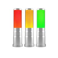 China Yellow Glow LED Signal Tower Light Tower Warning Light For Machine 3 Colors Flash 12V 24V for sale