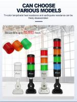 China 4 Layers Machine Warning Light Signal Alarm Lamp Luminous Efficiency 70000hours for sale