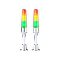 China 24V 3 Layers Tower Warning Light Multicolor Aluminium LED Flashing Equipment Indicator Lights for sale