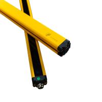 China Mounting Type Safety Light Curtain Lateral L Bracket DC 24V Laser Light Curtain 35mm Resolution for sale