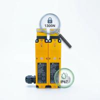 China Mechanical Safety Door Switch PA66 IP67 400V AC-15 Interlock 1NC 2NC Contact Position Switch for sale