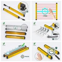 China Compact Safety Light Curtain 30x30mm Dual Output NPN PNP Injection Molding Machine Guard Barrier for sale