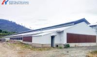 China Prefab Steel Structure Chicken Building Shed Broiler Fatten Poultry Farm House for sale