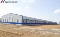 China Light Steel Structure Egg Chicken Farm , Prefabricated Steel Chicken Farm for sale
