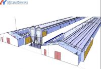 China Steel Structure Plant Warehouse Poultry House Commercial Building Steel Structure for sale