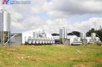 China Broiler Chicken Shed Steel Structure Prefab Steel Hen House Onsite Installation for sale