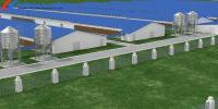 China Prefabricated Light Weight Steel Structure Chicken House Shed ISO9001 CE Certification for sale