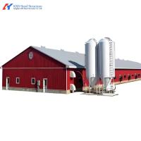 China Q345 Q235 Steel Poultry House Onsite Installation With Automatic Equipment for sale
