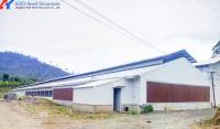 China Broiler Chicken Shed Steel Structure Prefab Steel Hen House Onsite Installation for sale