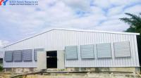 China Broiler Chicken Shed Steel Structure Prefab Steel Hen House Onsite Installation for sale