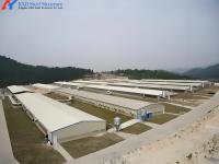 China Prefabricated Steel Structure Broiler Poultry House Close House Chicken Farm for sale