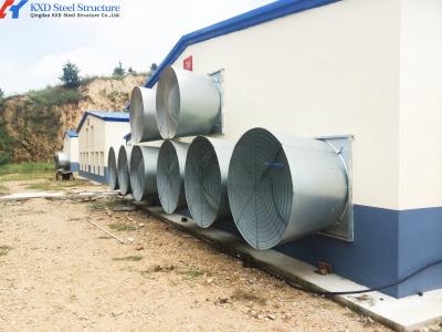 China Broiler Poultry Prefab Houses Steel Structure Fully Automated Chicken Farming Equipment for sale