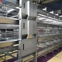 China Broiler Poultry Farming Equipment H Type Galvanized Automatic Battery Chicken Cages for sale