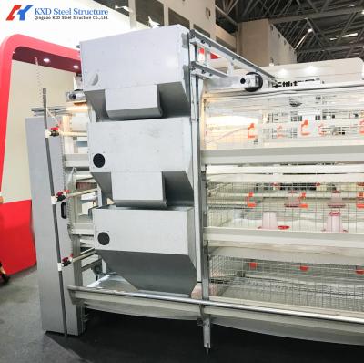 China Automatic Broiler Cage Steel Poultry Houses Easy Chicken Out for sale