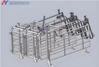 China Galvanized Pig Farrowing Crates Piggery Equipment Sow Farrowing Bed for sale