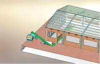 China Steel Chicken House Equipment  Easy Install With Automatic Feeding System for sale