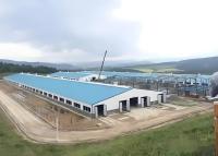 China Steel Frame Cattle Sheds Dairy Cow House Hanging Type Exhaust Cooling Fan for sale