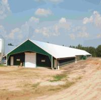 China Galvanized Steel Prefabricated Cattle Shed with Easy Installation & Customizable Layout for sale